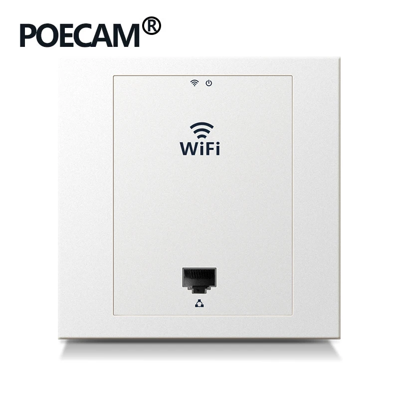2.4G 300Mbps wireless router repeater 86 pannel AP type wifi in wall ...