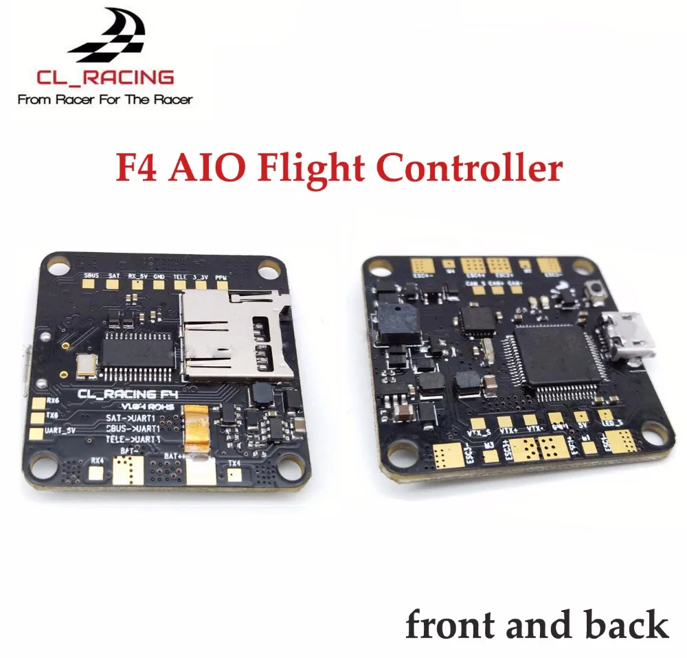 CL_RACING F4 AIO Flight Controller With Betaflight OSD SD Card Slot ...