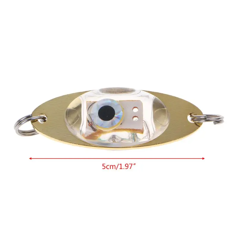 LED Underwater Deep Drop Eye Shape Fishing Squid Fish Lure Light ...