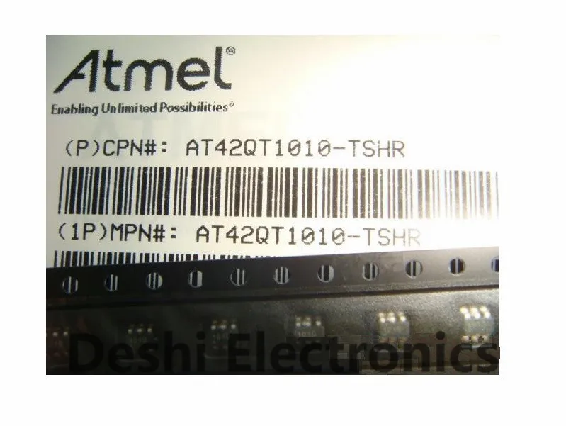 50 개 AT42QT1010 TSHR QT1010 마누: Atmel 패키지: SOT23 6 단일 QTouch 터치 센서 IC ...