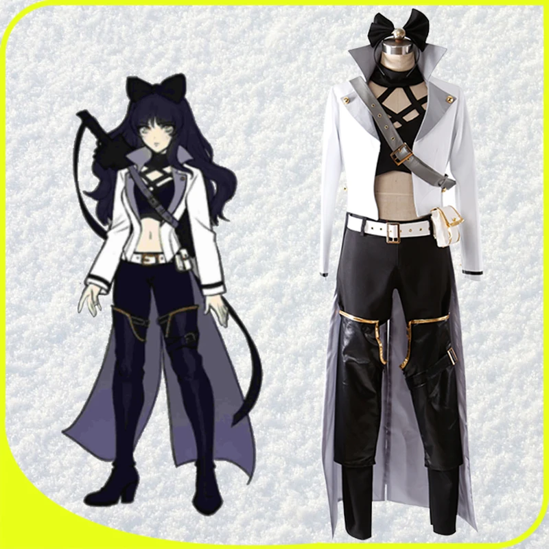 Full set Suit customize Any sizes RWBY S2 Blake Belladonna Cosplay ...