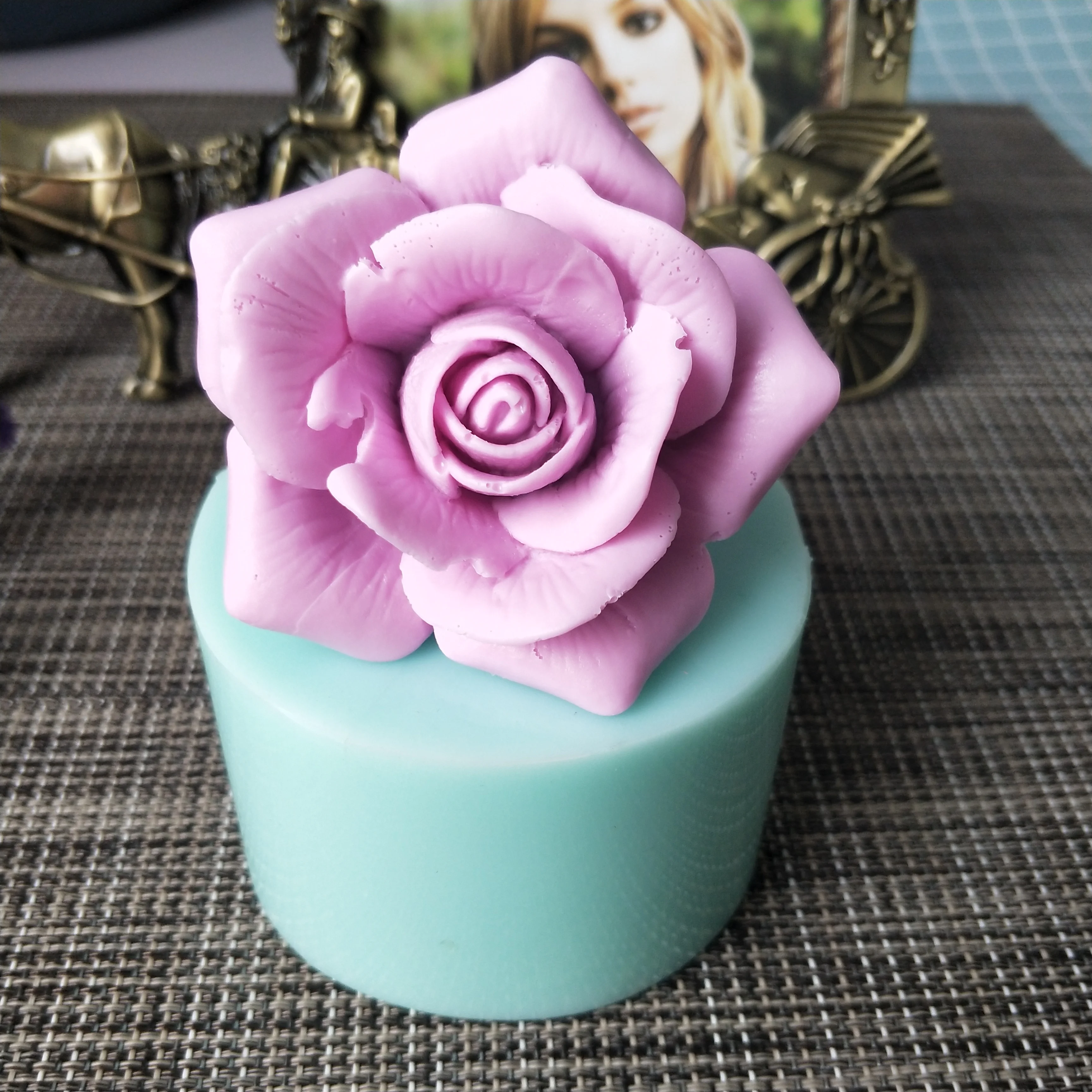 Flower Silicone Mold Soap Making | Soap Silicone Mold Flower Rose ...