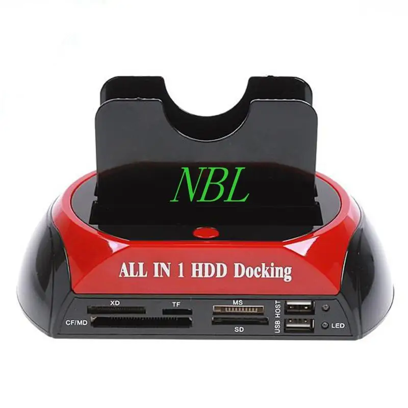 All In One Hdd Docking Station Sata / Ide Usb 2.0 2.5"/3.5" Double Dock ...