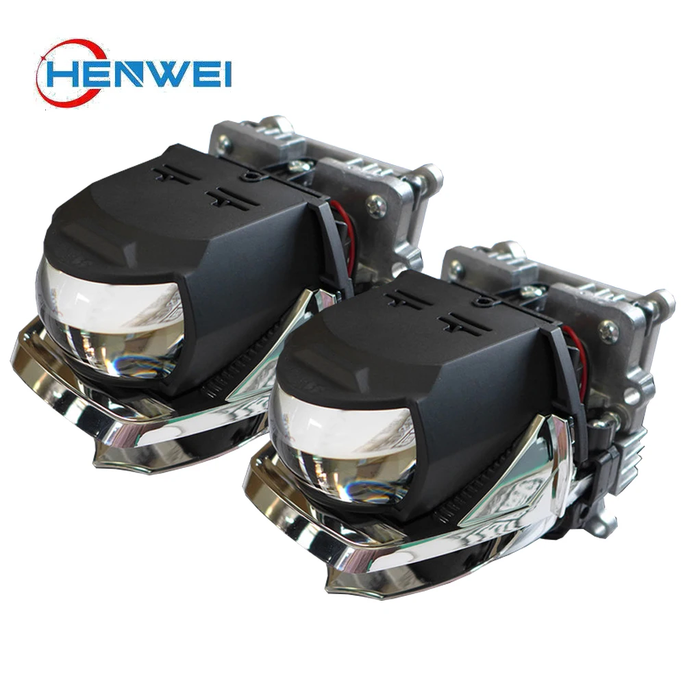 HENVVEI 2.5 3.0 Inch Bi LED Projector lens Head lamp Retrofit H4 H4 3 ...