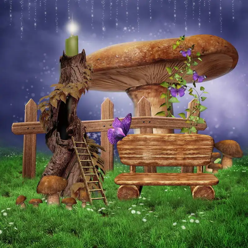 Tinkerbell Garden Wallpaper