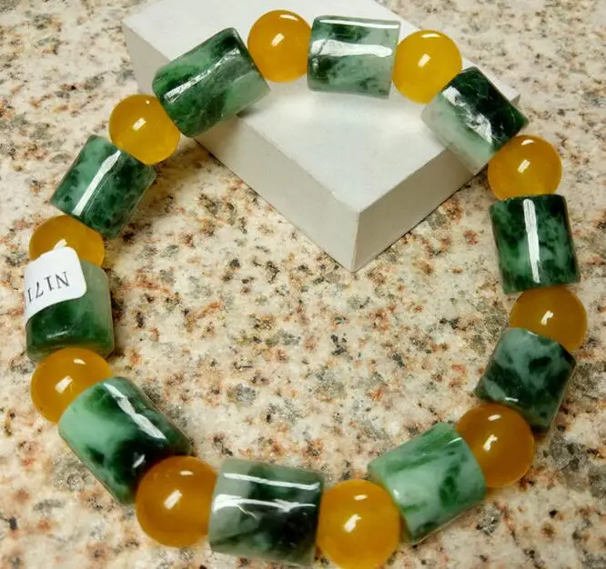Certified-Translucent-Natural-Grade-A-Jadeite-Jade-Circle-Bead-Stretchy ...