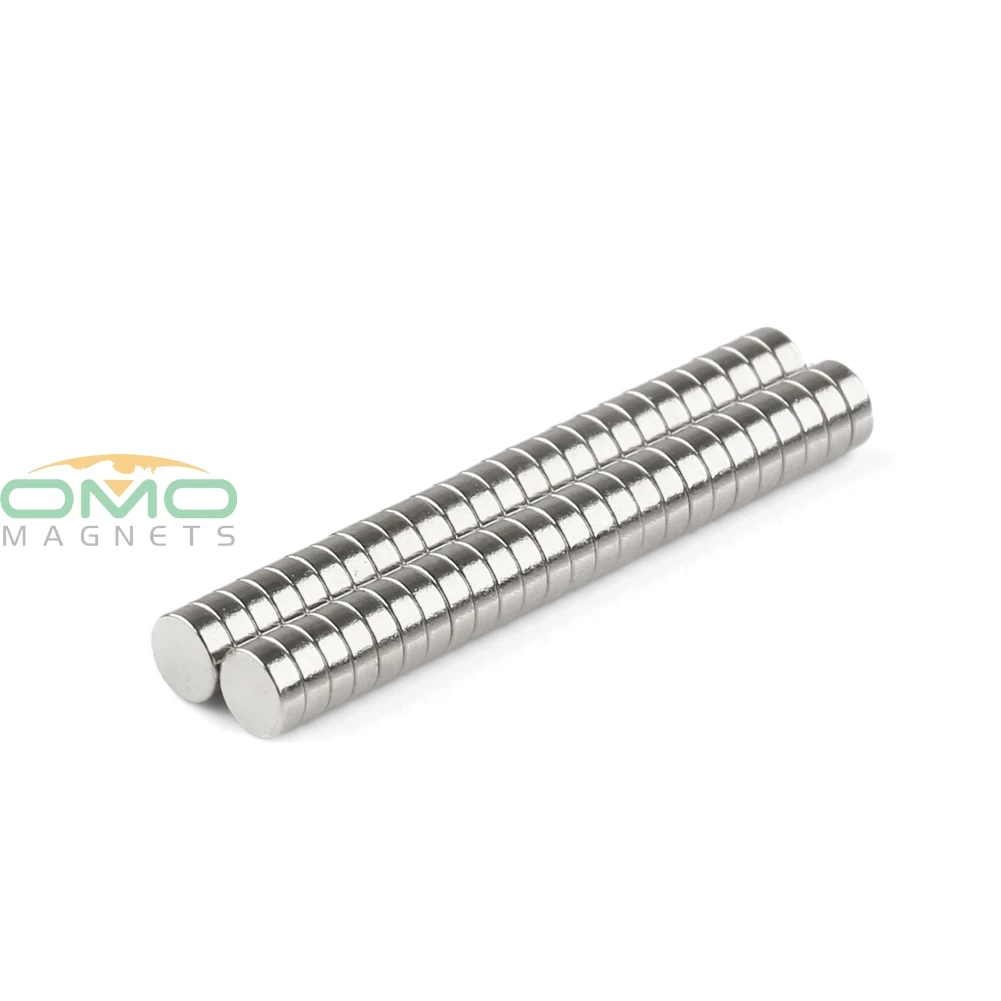 50pcs OMO Magnet N50 Diameter 3mm x 1mm thick Disc Rare Earth Neo ...