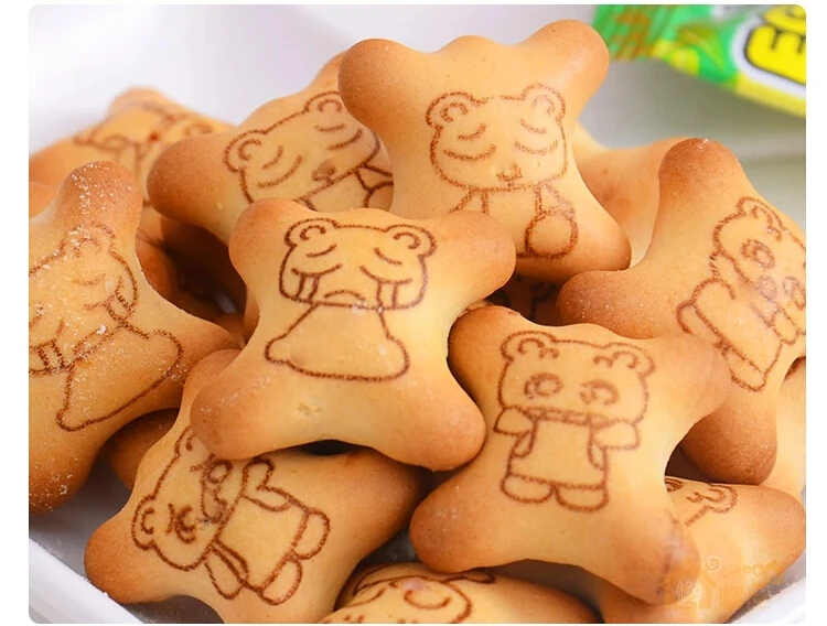 Free shipping, Gift, Crispy, Bear biscuit,chinese food ,10 grams 4 bag ...