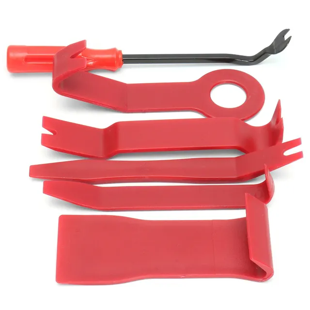 Dash Radio Clip Installer 5-Piece Car Door Trim Removal Tool Kit - Pry ...