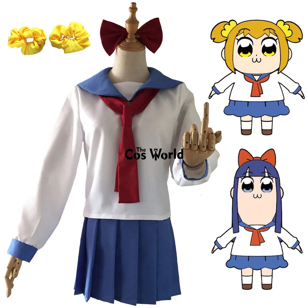 POP TEAM EPIC Pipimi Popuko Tops Kleid Sailor Anzug Uniform Outfit ...