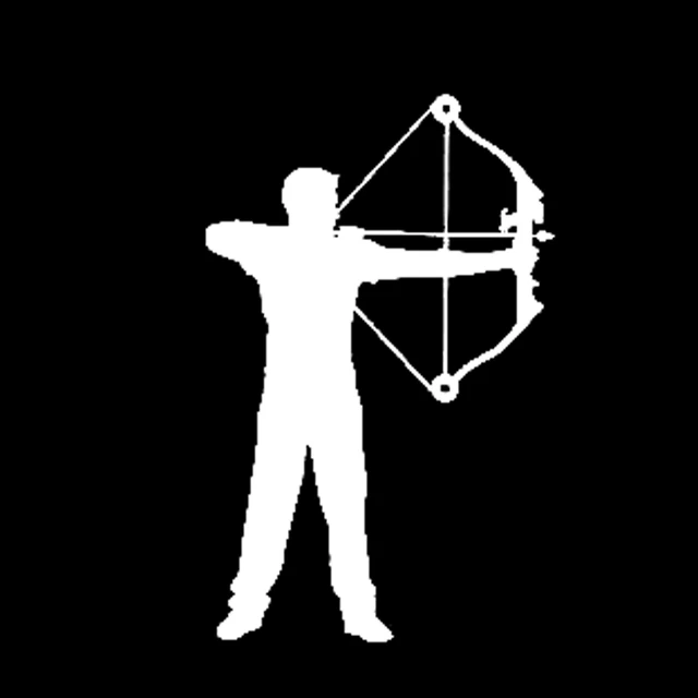 Compound Bow And Arrow Decal