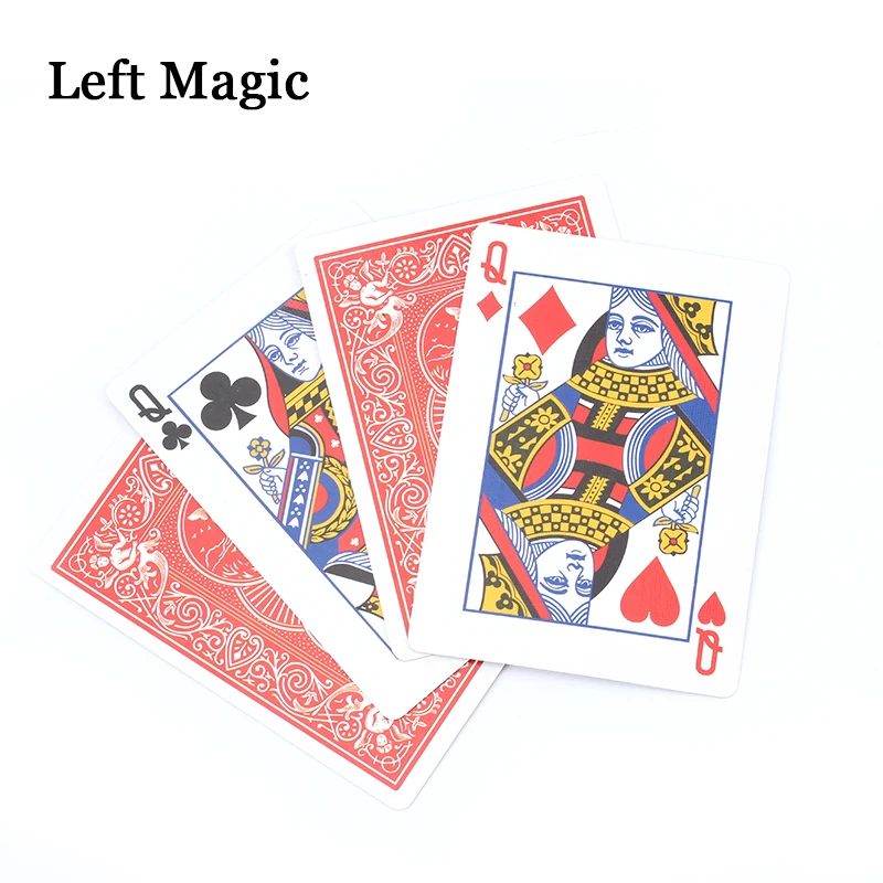 Parade-Queens-Magic-Tricks-Card-4Q-Magic-Magician-Close-Up-Illusion ...