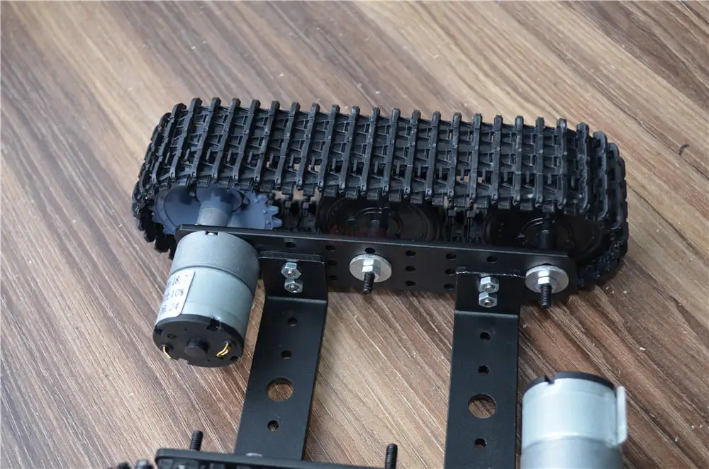 DOIT mini TP100 Aluminum Alloy Tank Robot Chassis Caterpillar Platform ...