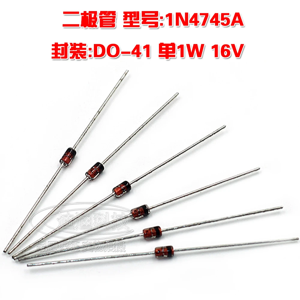 50pcs 1N4745 1N4745A Zener Diode 1W 16V IN4745 Business & Industrial Diodes