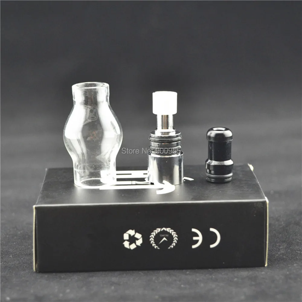 Bilstar Pyrex Glass Globe Bubble Atomizer Kit Dry Herb Wax Vaporizer ...