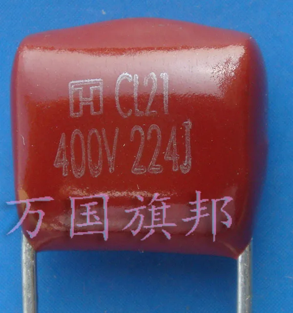 Free Delivery. Cl21 Metallized Polyester Film Capacitor 400 V 224 0.22 ...