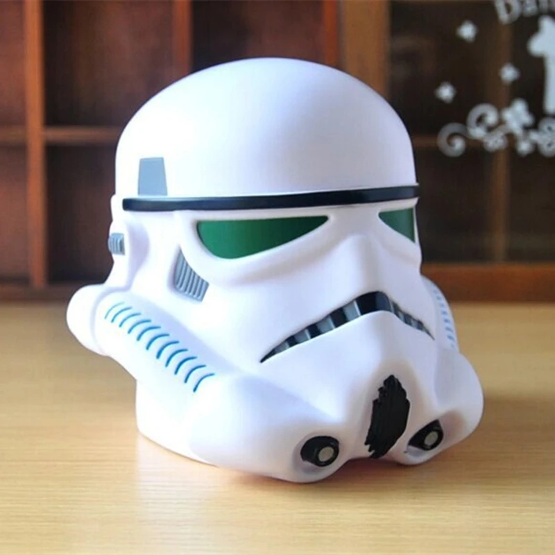 Creative Piggy Bank Numismatic Bank White Soldier Black Warrior Home ...