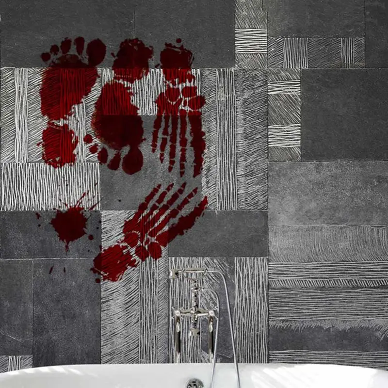 Bloody Hand Prints Sticker