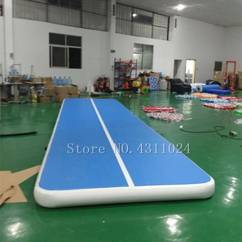 Pista de aire inflable para gimnasia, almohadilla de entrenamiento para ...