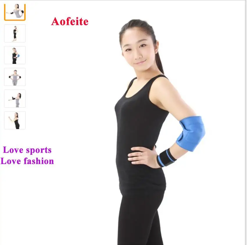Nylon Elastic Elbow Brace Sleeve Elbow Pads For Volleyball Tennis