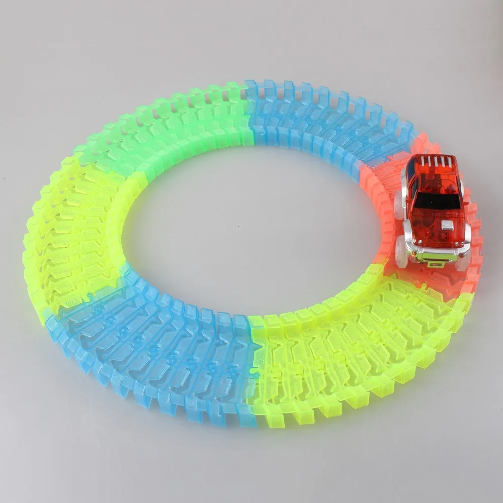 Aliexpress.com : Buy 60/165/200/220pcs Fluorescent Flexible Tracks With ...