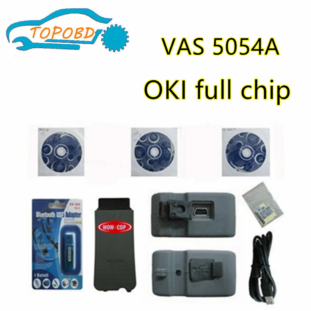 2pcs/lot VAS5054A OKI full chip connect VAS 5054A for VAG series multi ...