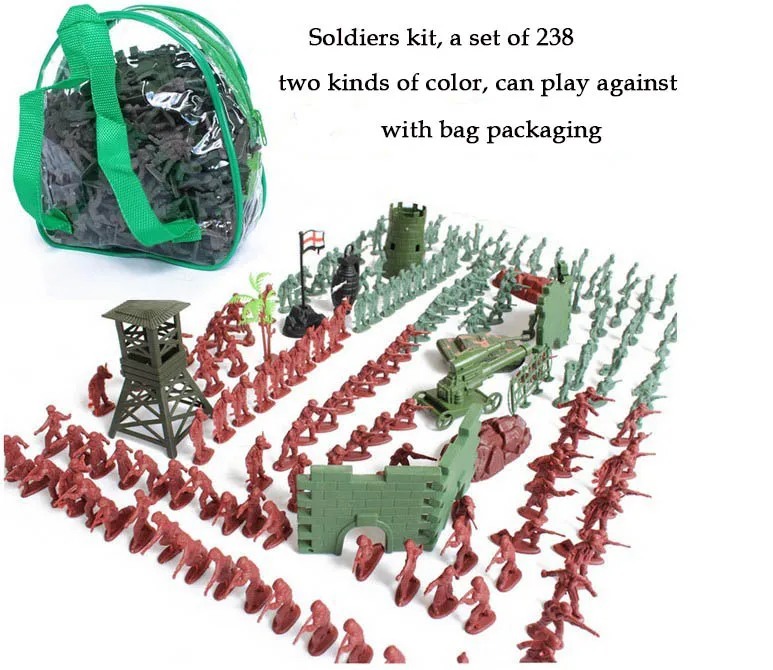 toy soldiers set of 238 people model army training 3cm soldiers for boy ...
