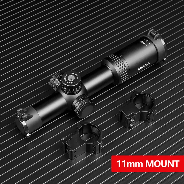 DIANA 1-4X24 Reticle Tactical Riflescope With Target Turrets Hunting ...