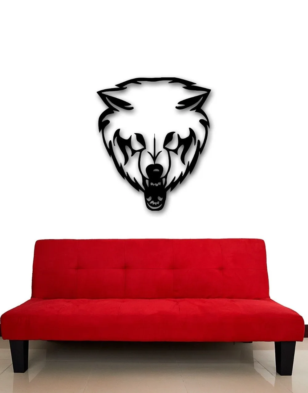 Wall Stickers Vinyl Decal Wolf Predator Animal Tribal Rage|vinyl decal ...
