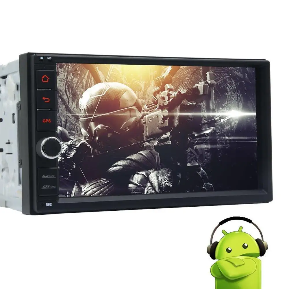 Android 6.0 Car tape recorder GPS radio headunit 2din Car NO DVD Radio ...