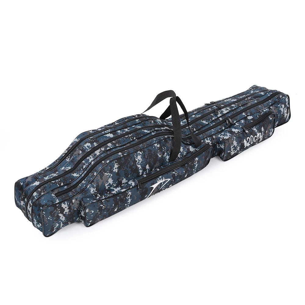 Ru Stock 120/130/150 Cm Portable Fishing Rod Carrier Canvas Bag Two ...