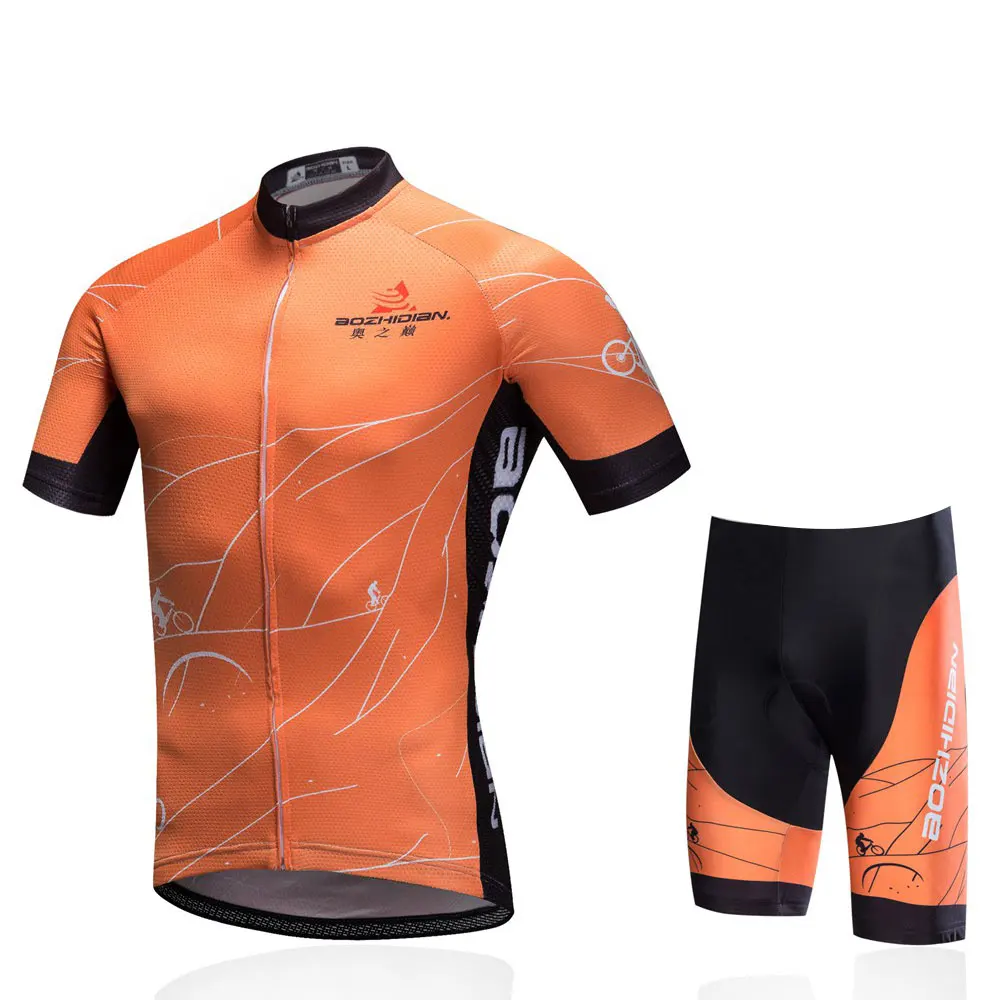 Men's Team Cycling Clothing Set Cycling Jersey MTB & Bike Shorts Kit ...