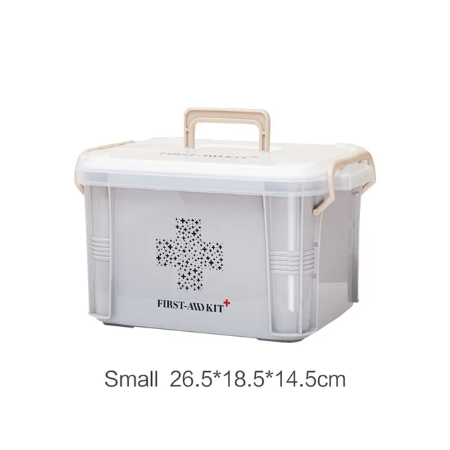 מוצר - Newest Medicine Box First Aid Kit Box Plastic Container ...