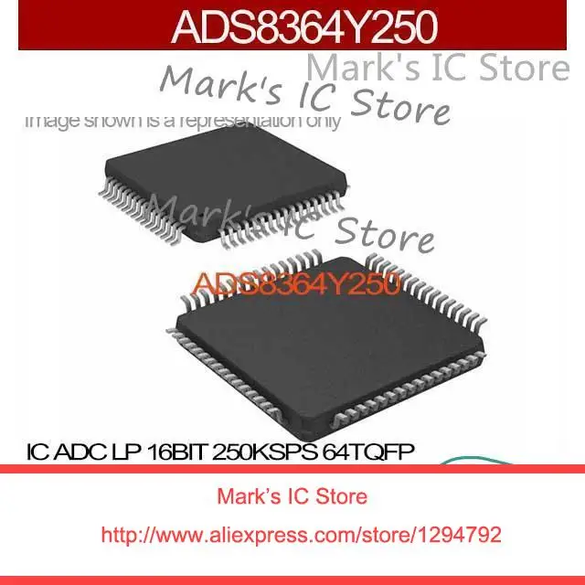 ADS8364Y250 IC ADC LP 16BIT 250KSPS 64TQFP ADS8364Y2 8364Y25 ADS8364 ...