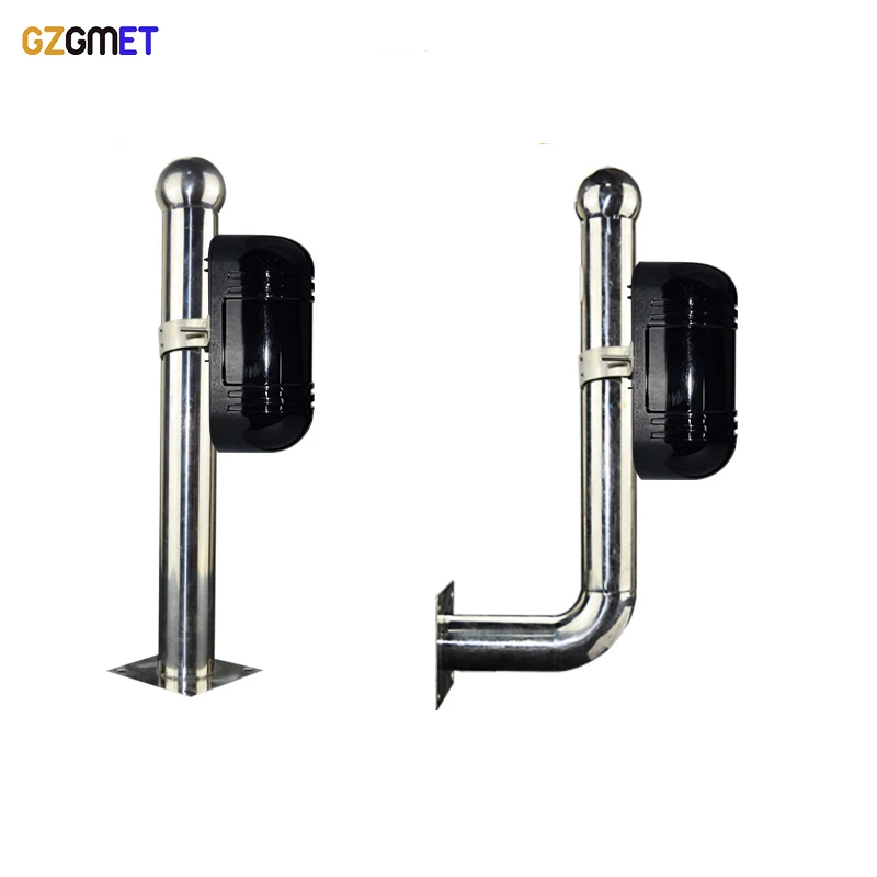 GZGMET 30cm Stainless Steel Install Bracket Hollow Stick Home Alarm ...