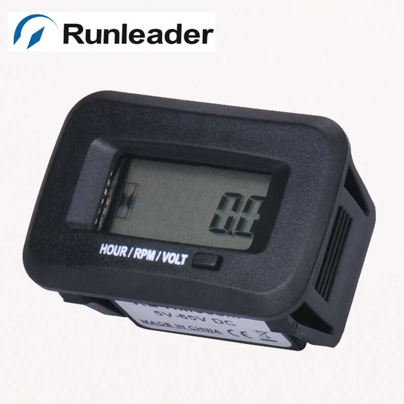 Waterproof Agrigarden machines tach Hour Meter Tachometer voltmeter ...