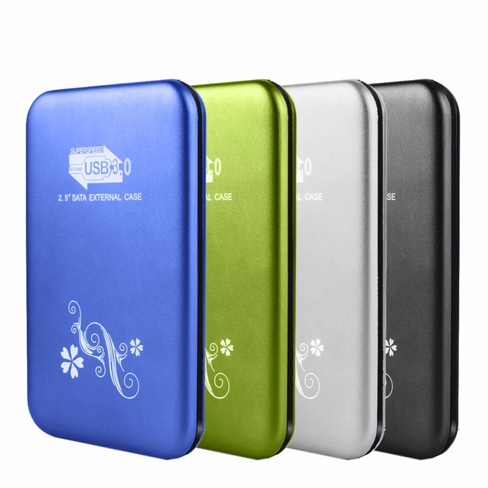 High Speed USB 3.0 2.5" SATA External Case Box HDD Hard Disk Drive ...