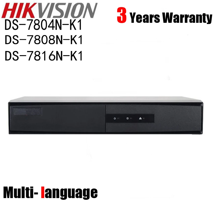Hikvision DS 7804N K1 DS 7808N K1 DS 7816N K1 4 K H.265 4CH 8CH 16CH NVR Network Video Recorder ...