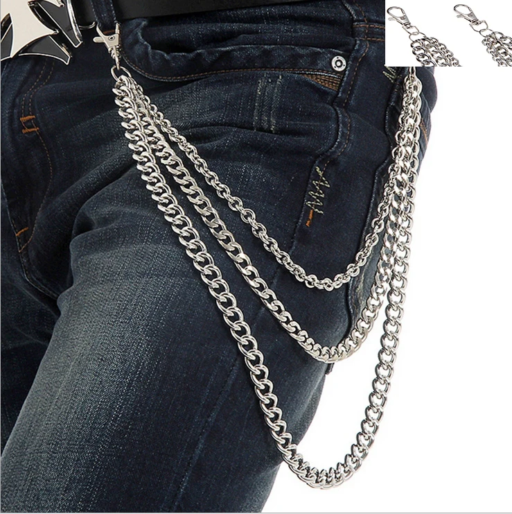 New 2016 Fashion Pant Chains Rock Waist Accessories Top Quality Men Hip ...