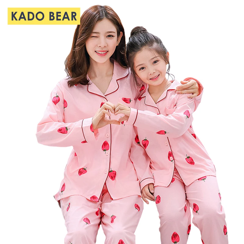 Family Look Mom Mother Daughter Matching Christmas Kids Pajamas Set ...