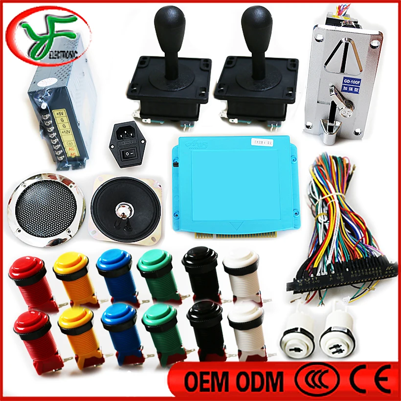 Jamma Arcade game kit 999 in 1 arcade kit /spare parts to built Bar top ...