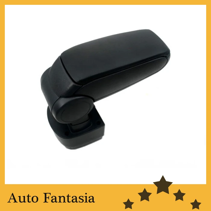 Center Console Armrest (black Leather) - For Mazda 2 2008-2012 ...