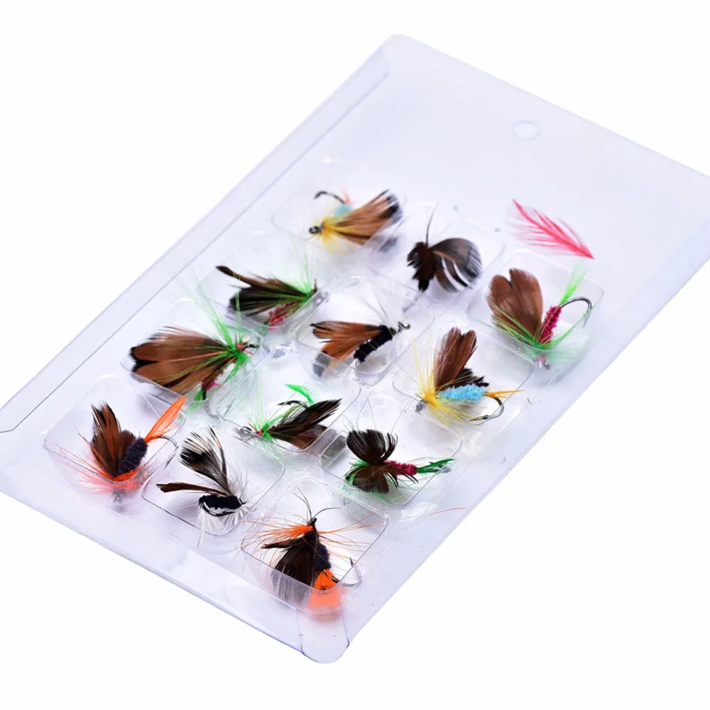 Lumiparty Pesca cebos set 12 unids artificiales insectos cebos ...