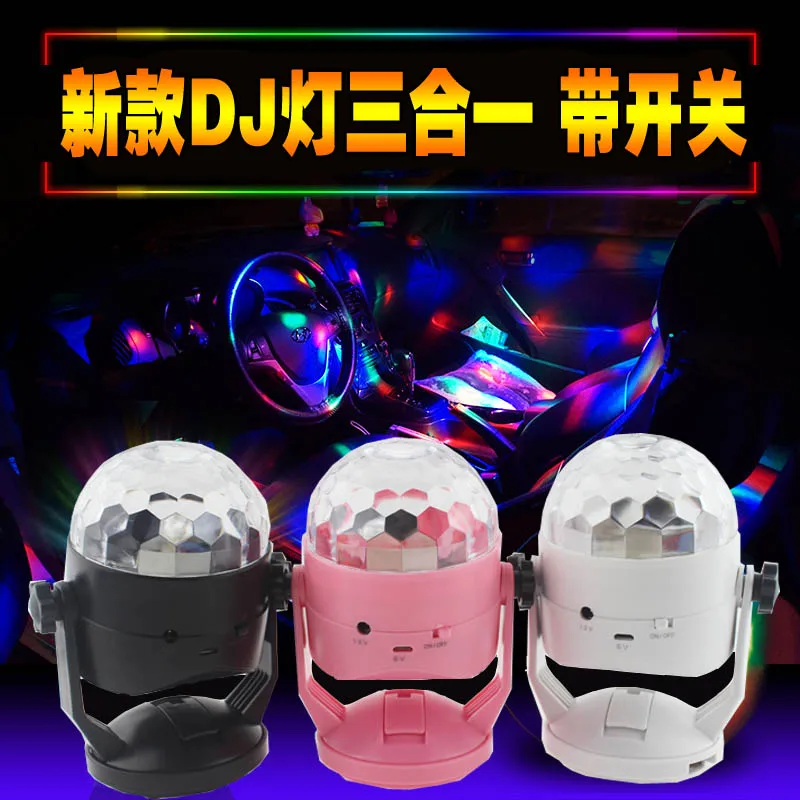 Mini RGB LED Crystal Magic Ball Stage Effect Lighting Lamp Bulb Party ...