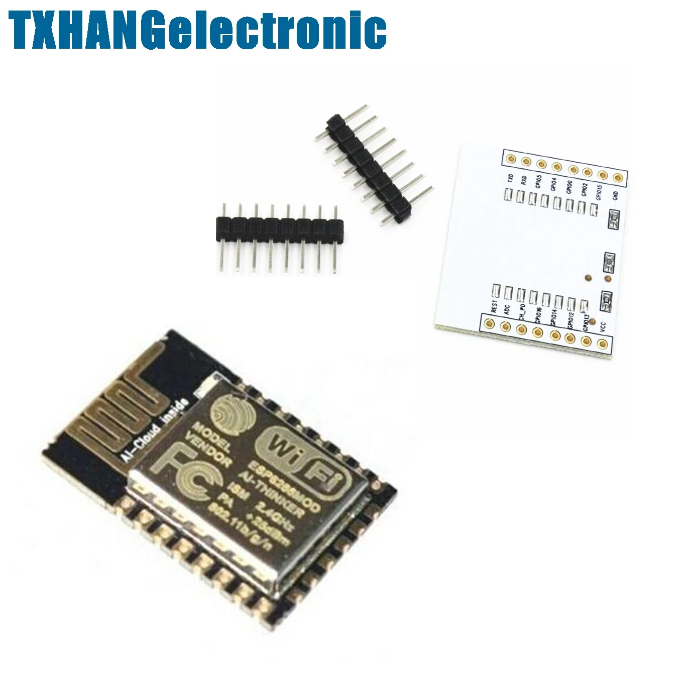 ESP 12E ESP8266 e Serial Port WIFI Module with IO Adapter Plate ...