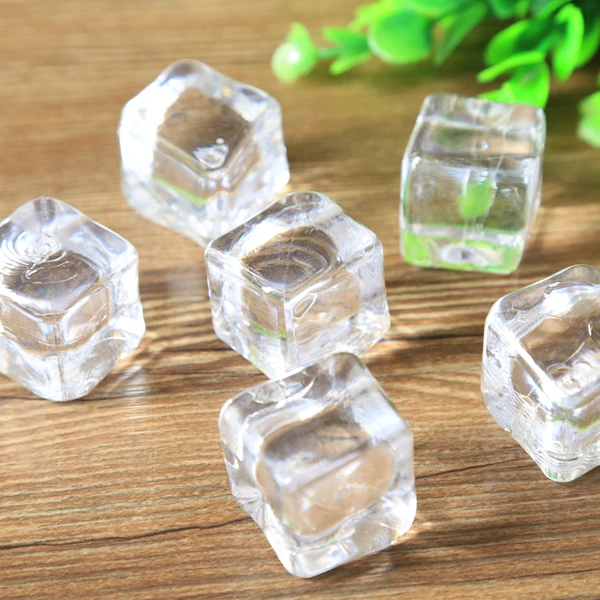 Acrylic Ice Cubes Square Shape