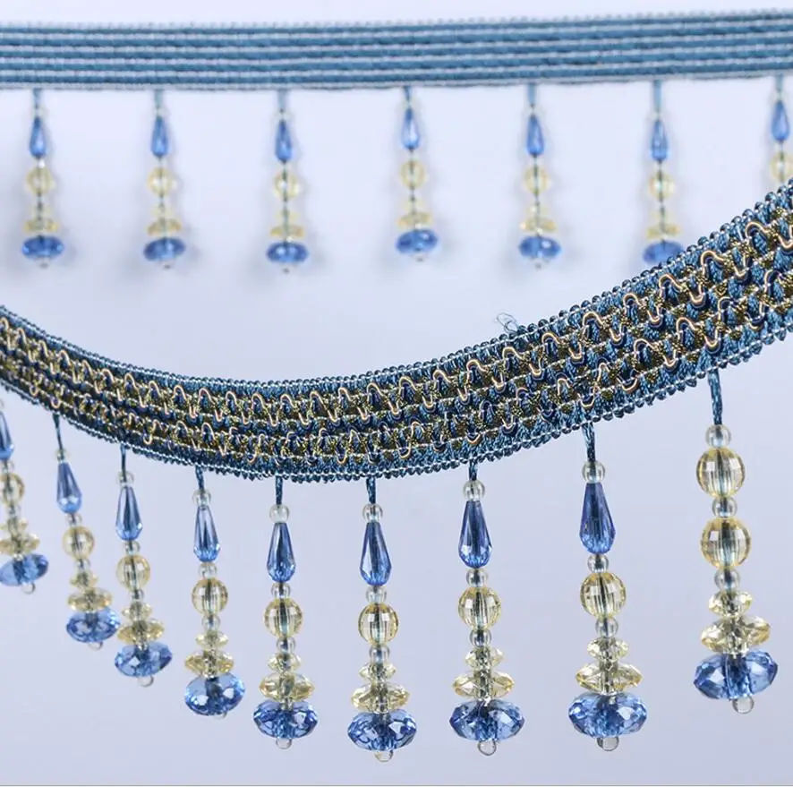 Type 5 12Meter Diamonds Bead Pendant Hanging Lace Trim Ribbon For ...