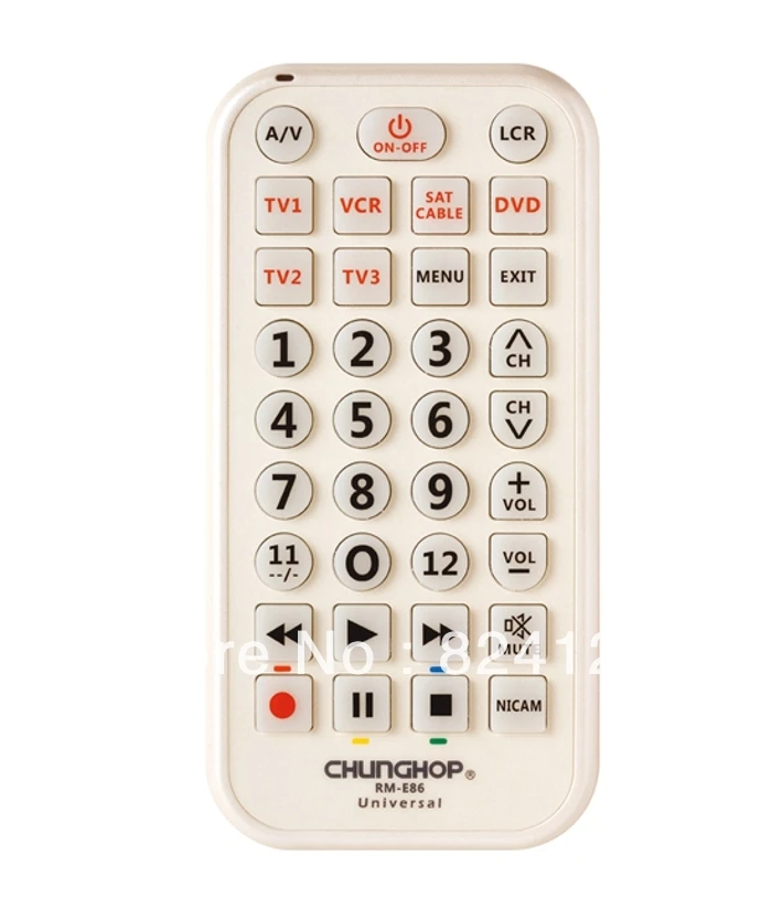 Top Quality Cheap Price Silver Black Universal Remote Controller For Tv