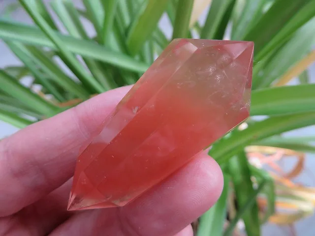 12-Sided-VOGEL-Style-Natural-Crimson-QUARTZ-CRYSTAL-DT-POINT-Healing ...