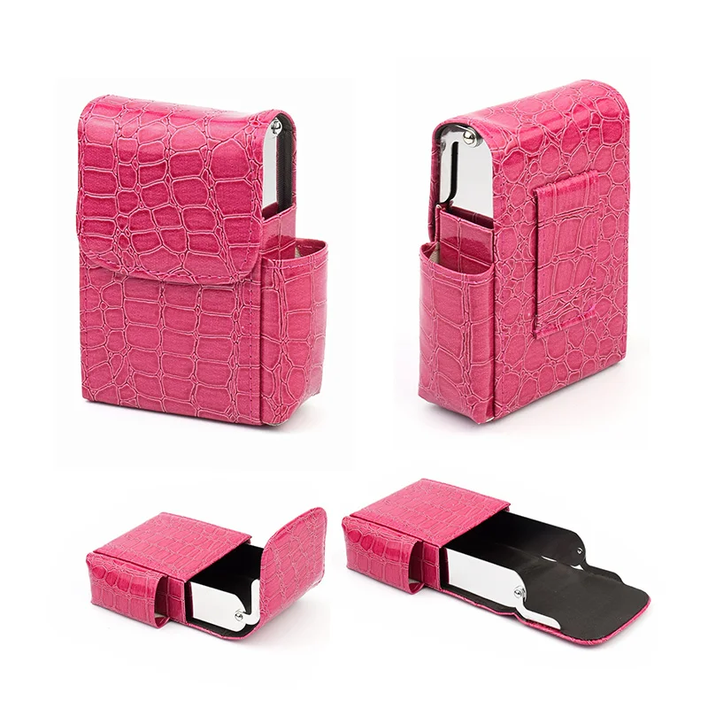 Top Rank Leather Cigarette Case Pocket Cigarette Box Portable ...